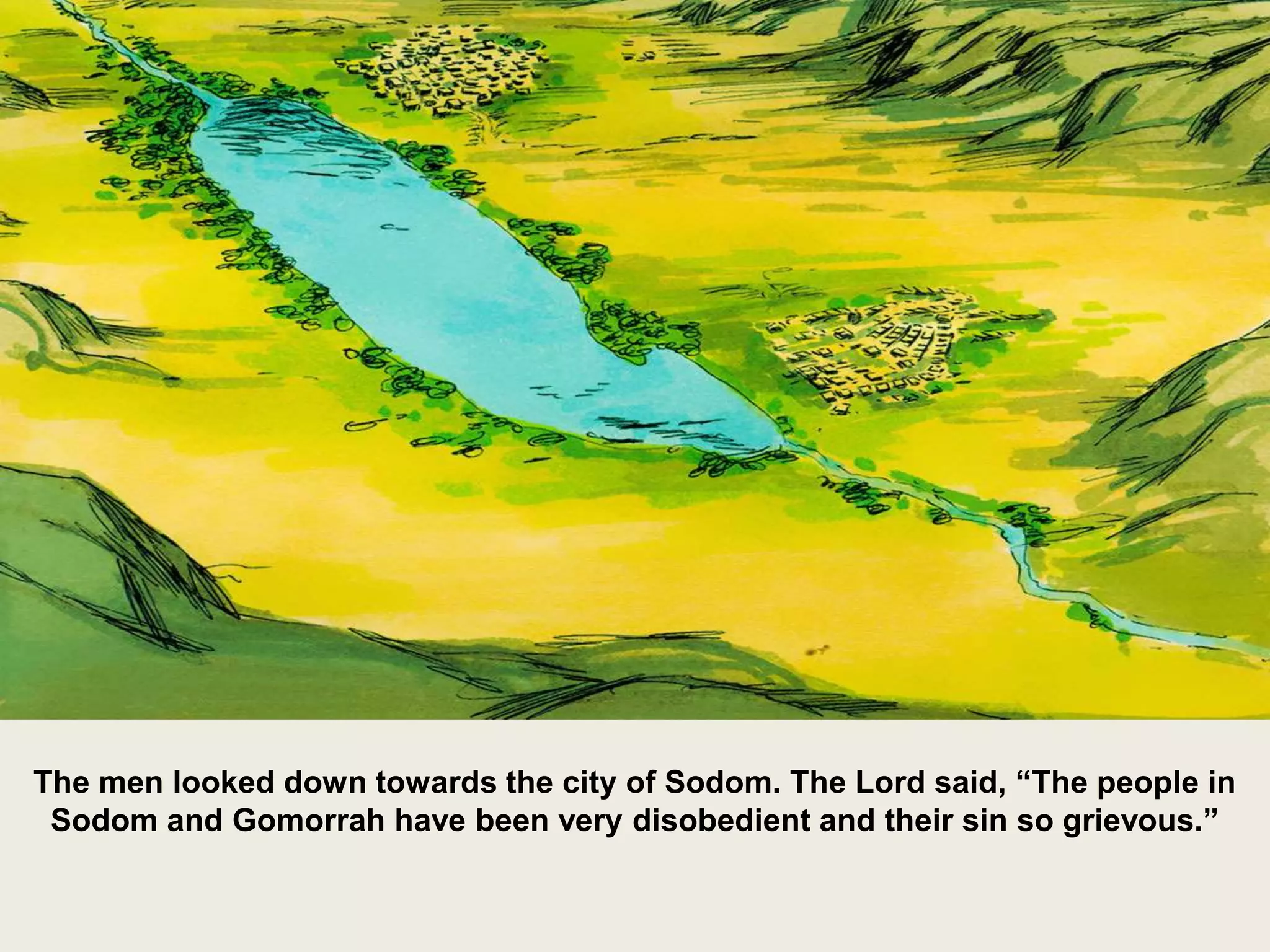 Abraham and the Three Visitors — Pleading for Wicked Sodom | PPT