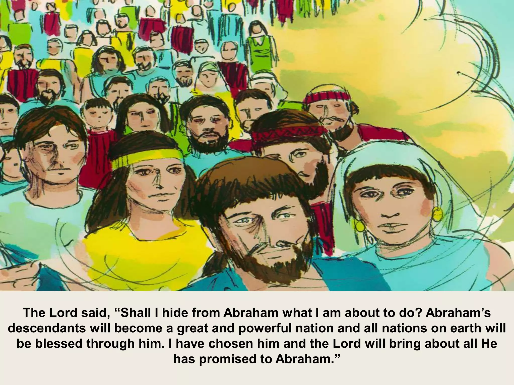 Abraham and the Three Visitors — Pleading for Wicked Sodom | PPT