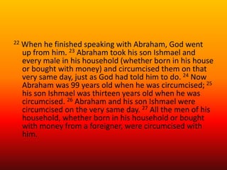 Abraham – Dedication to Fatherhood Genesis 17 | PPTX