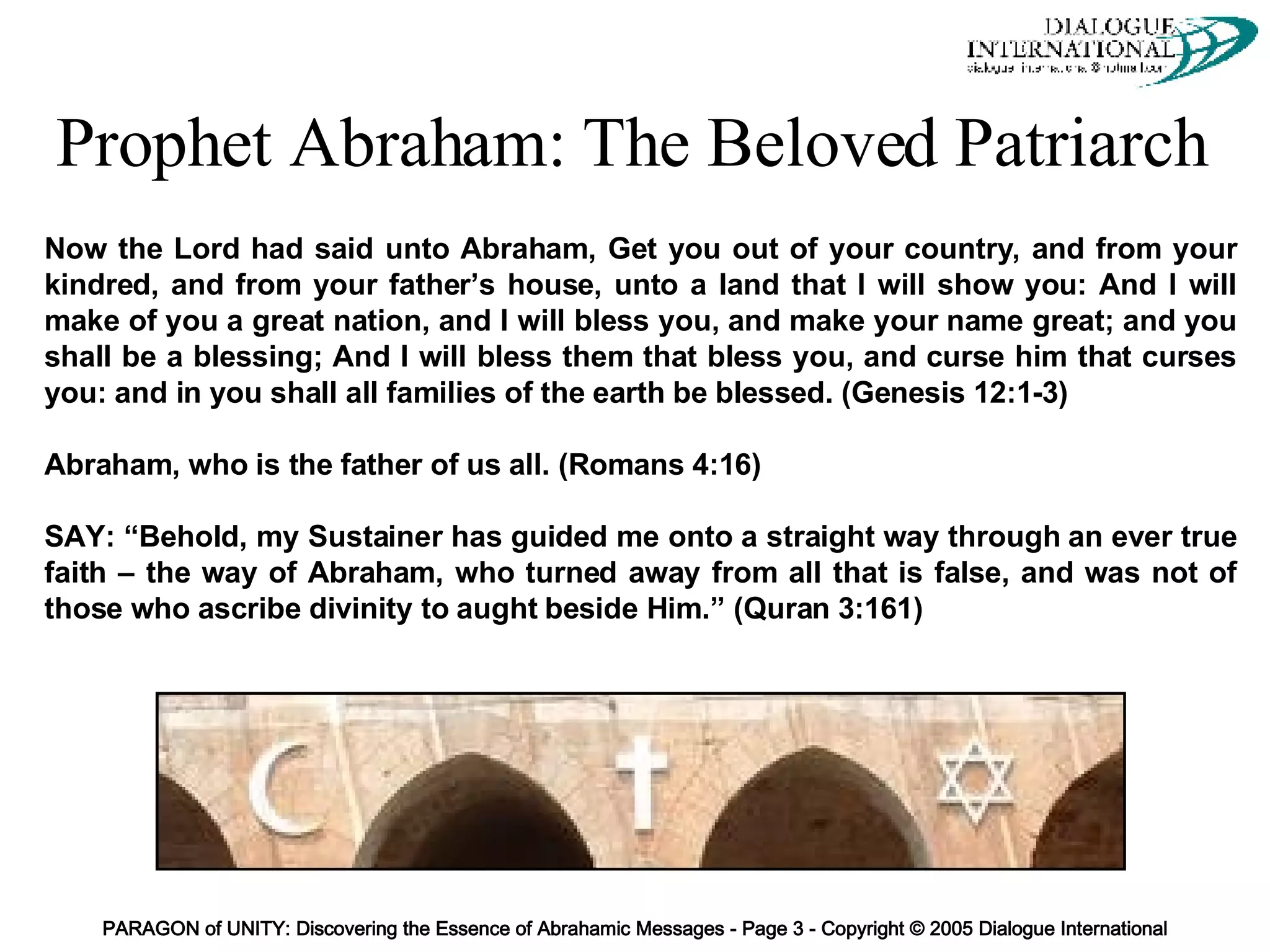 Abraham:Journey Of Faith | PPT