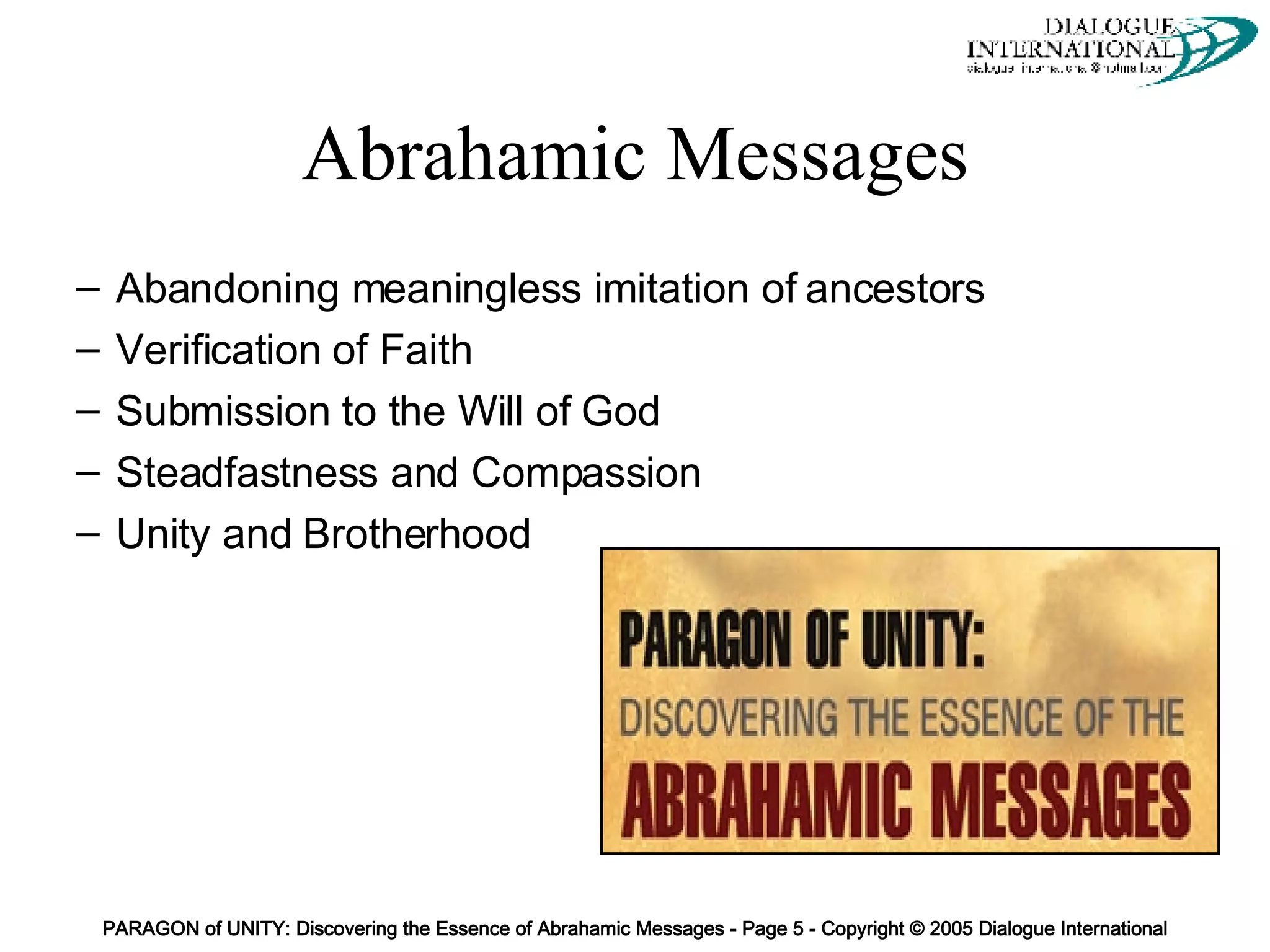 Abraham:Journey Of Faith | PPT