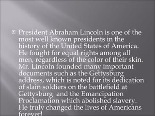 Abraham Lincoln | PPT