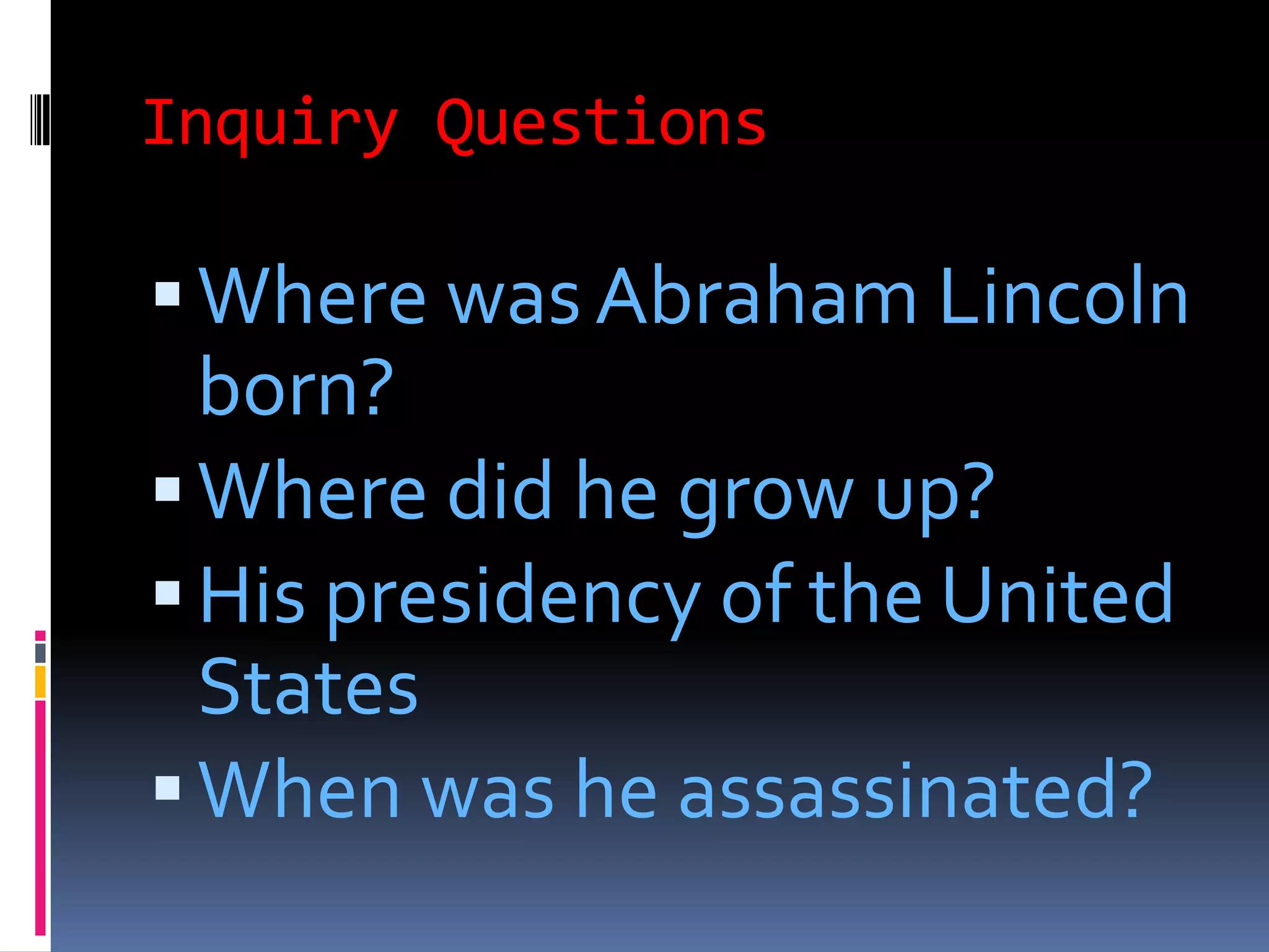 Abraham Lincoln | PPTX