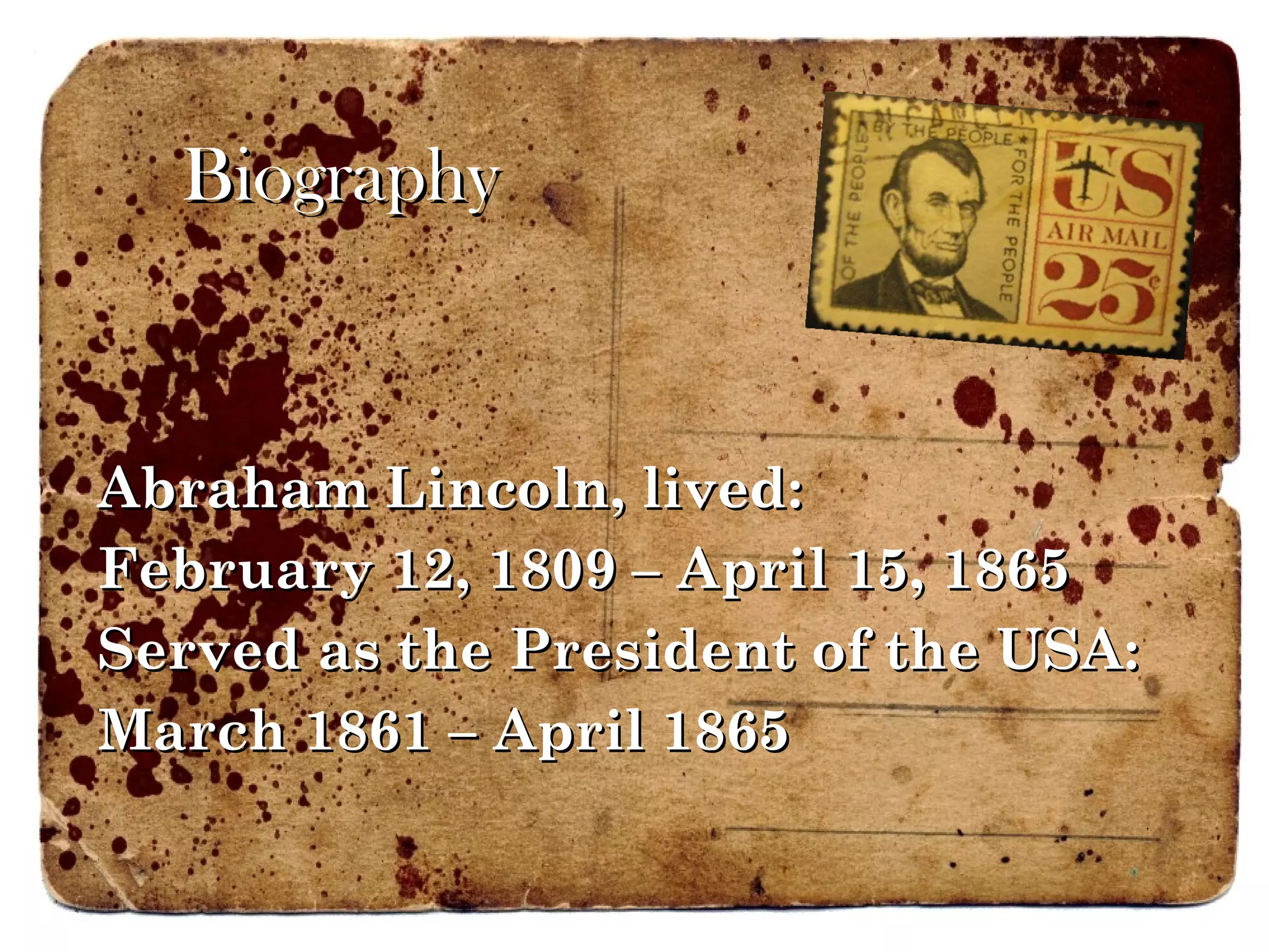 Abraham Lincoln | PPT