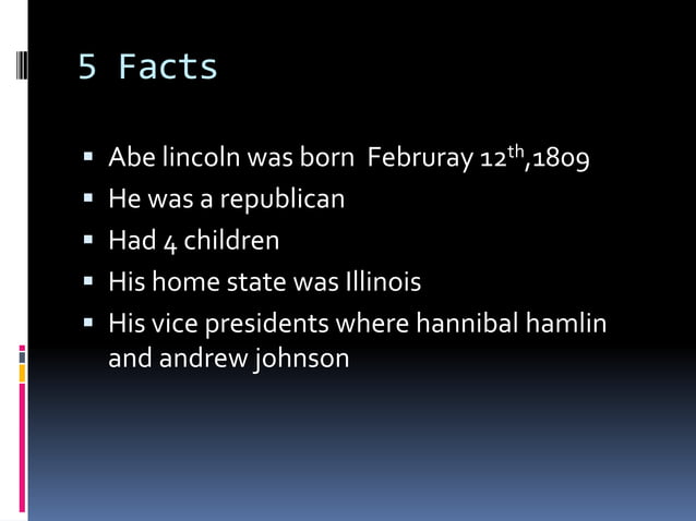 Abraham lincoln | PPTX