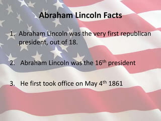 Abraham lincoln | PPTX