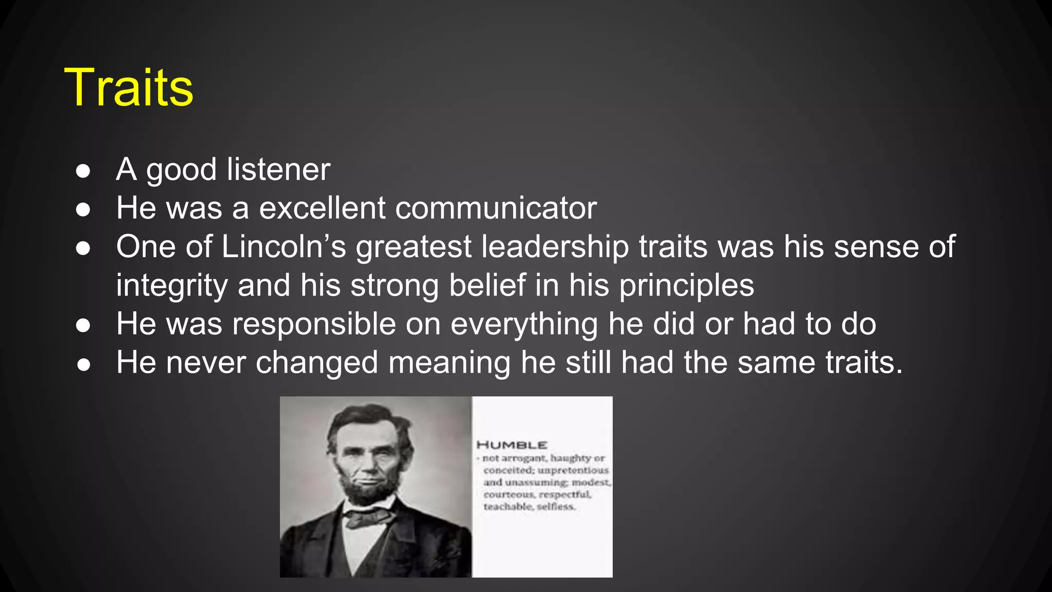 Abraham lincoln | PPTX