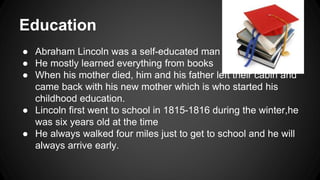 Abraham lincoln | PPTX