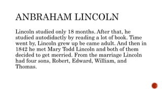 Abraham lincoln | PPT