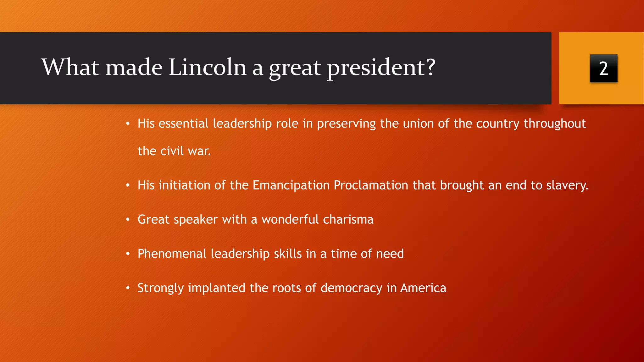 Abraham lincoln | PPT