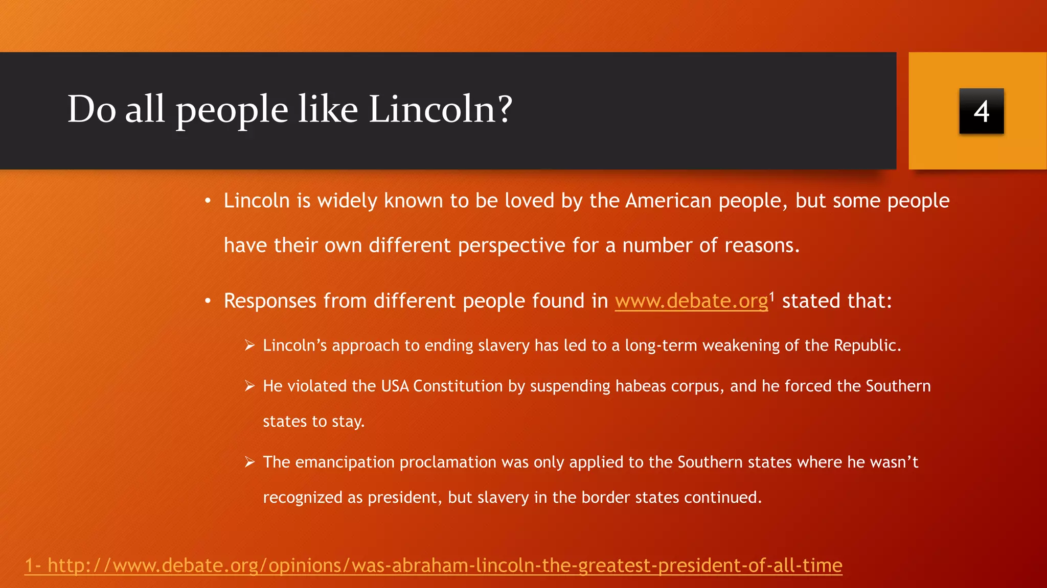 Abraham lincoln | PPT
