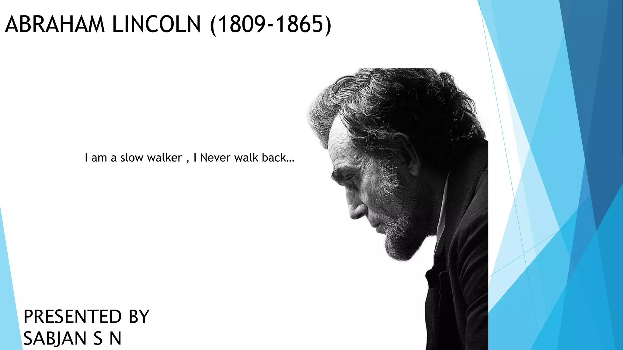 Abraham Lincoln Bio | PPT