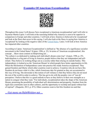 Abraham Lincoln And American Exceptionalism | PDF