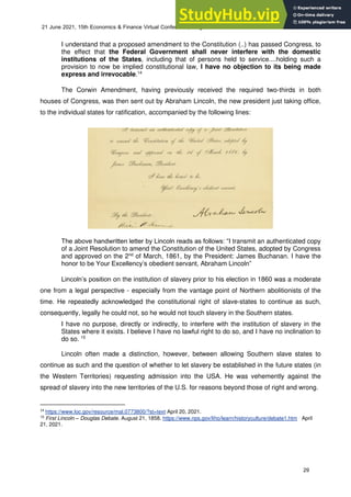 Abraham Lincoln And The Corwin Amendment - The Infamous Ghost Version ...