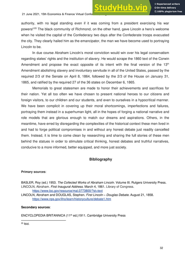 Abraham Lincoln And The Corwin Amendment - The Infamous Ghost Version ...