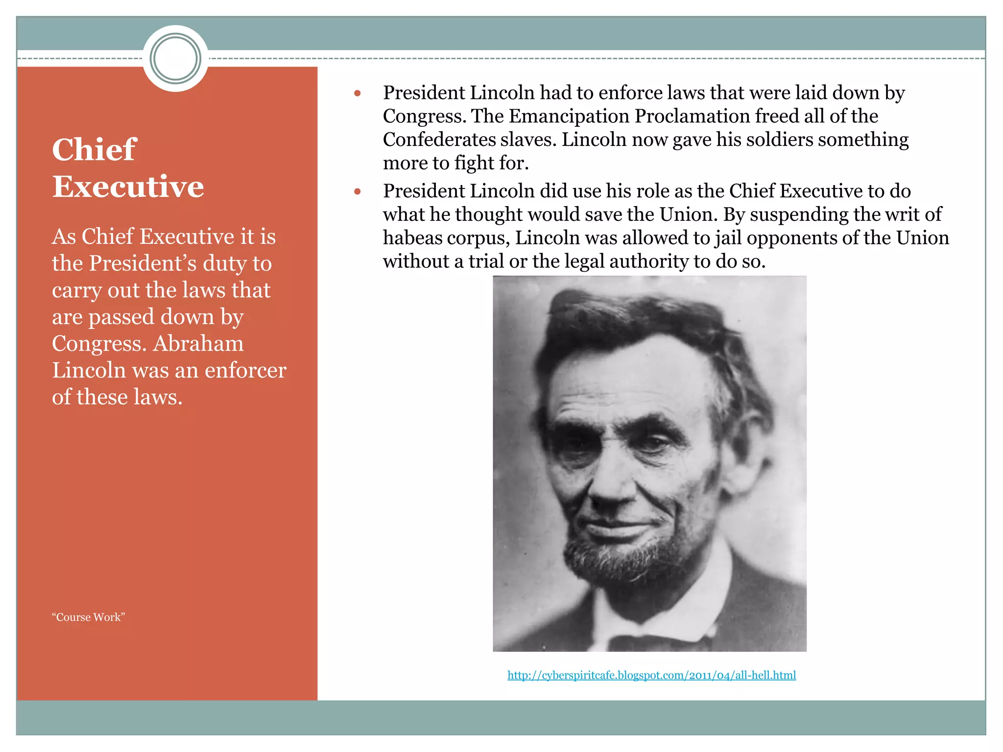 Abraham lincoln [autosaved] | PPT