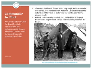 Abraham lincoln [autosaved] | PPT