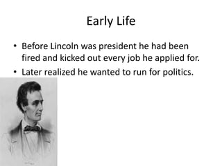 Abraham lincoln civil war | PPTX