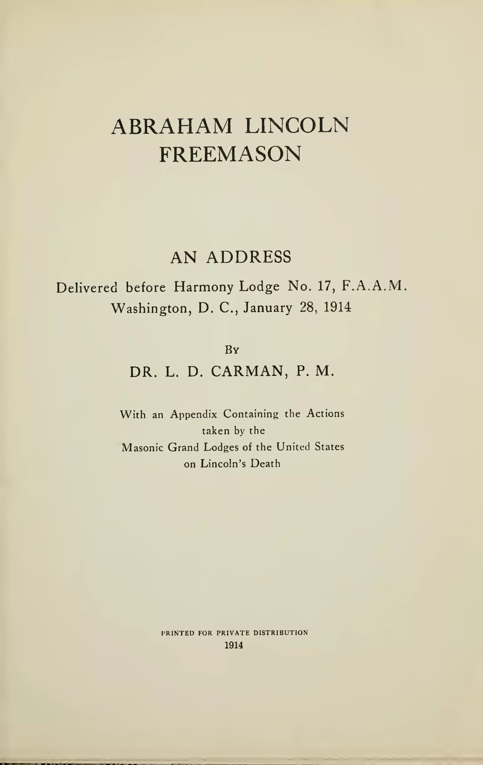 Abraham Lincoln Freemason | PPT