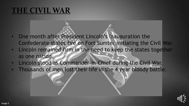 Abraham lincoln powerpoint | PPTX | Death, Injury, or Military Conflict ...