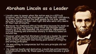 abraham lincoln presentation.pptx | Crime & Harmful Acts to Individuals ...