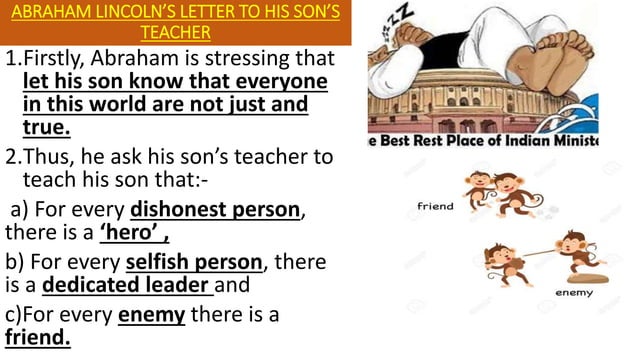 Abraham Lincoln's letter to his son's teacher.pptx