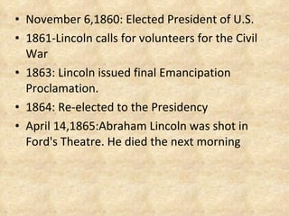 Abraham Lincolns Speech at Peoria | PPT