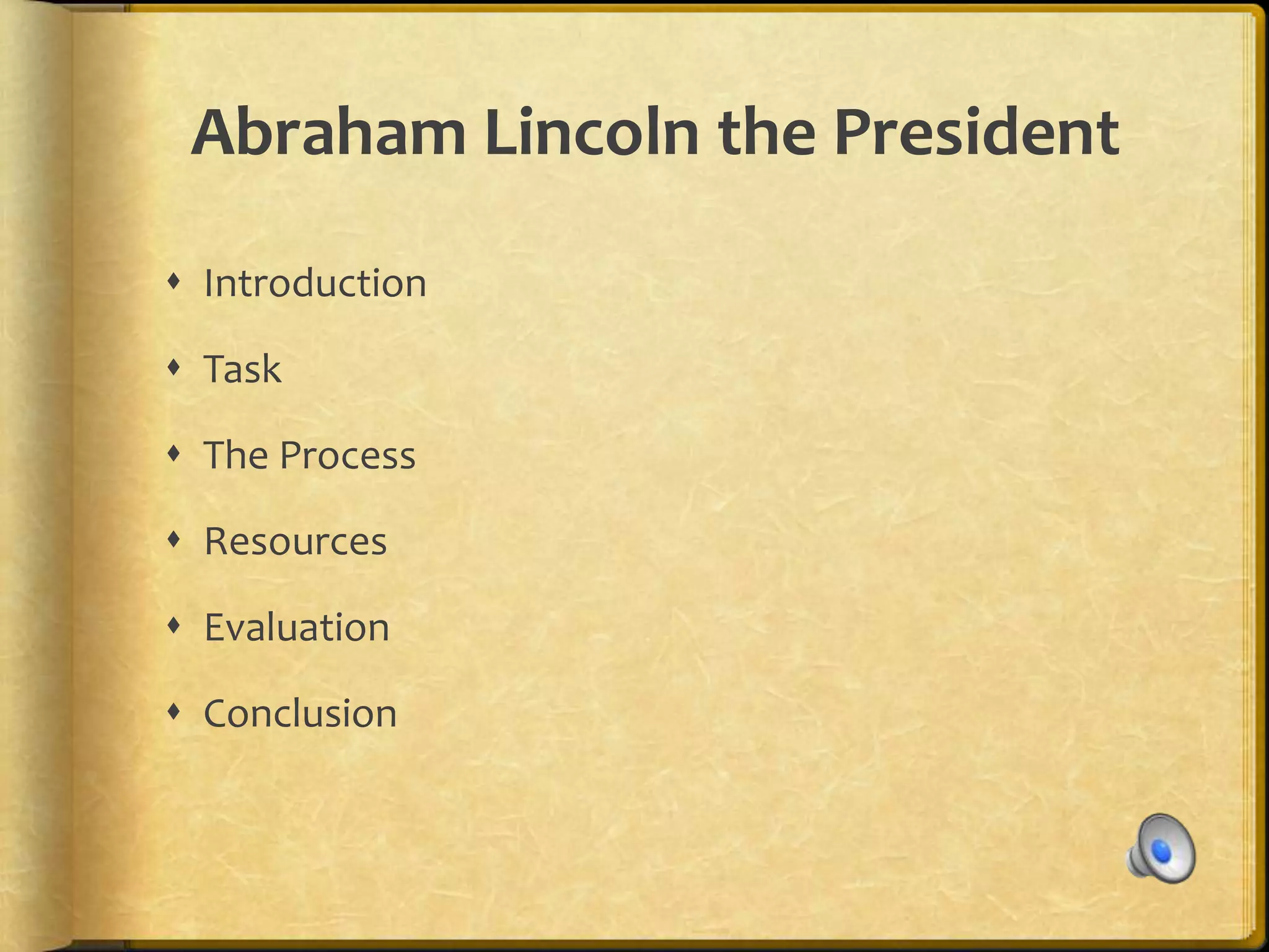 Abraham lincoln the president | PPT