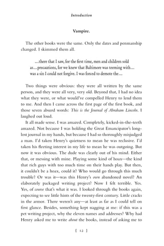 Abraham lincoln vampire hunter (extract) | PDF