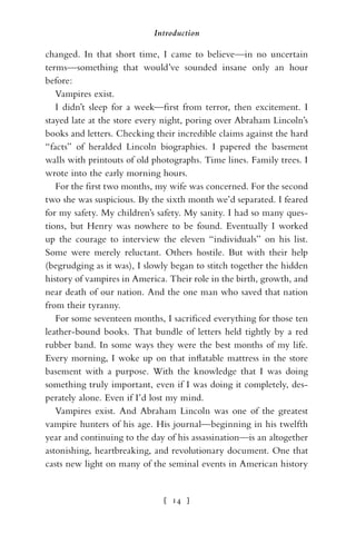 Abraham lincoln vampire hunter (extract) | PDF