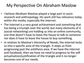 Abraham maslow | PPTX