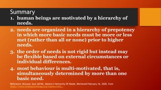 Abraham Maslow Hierarchy of Needs | PPTX