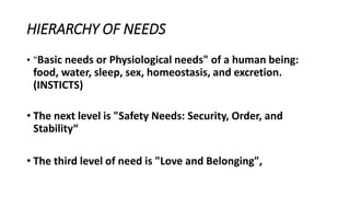 Abraham Maslow's Theory | PPTX