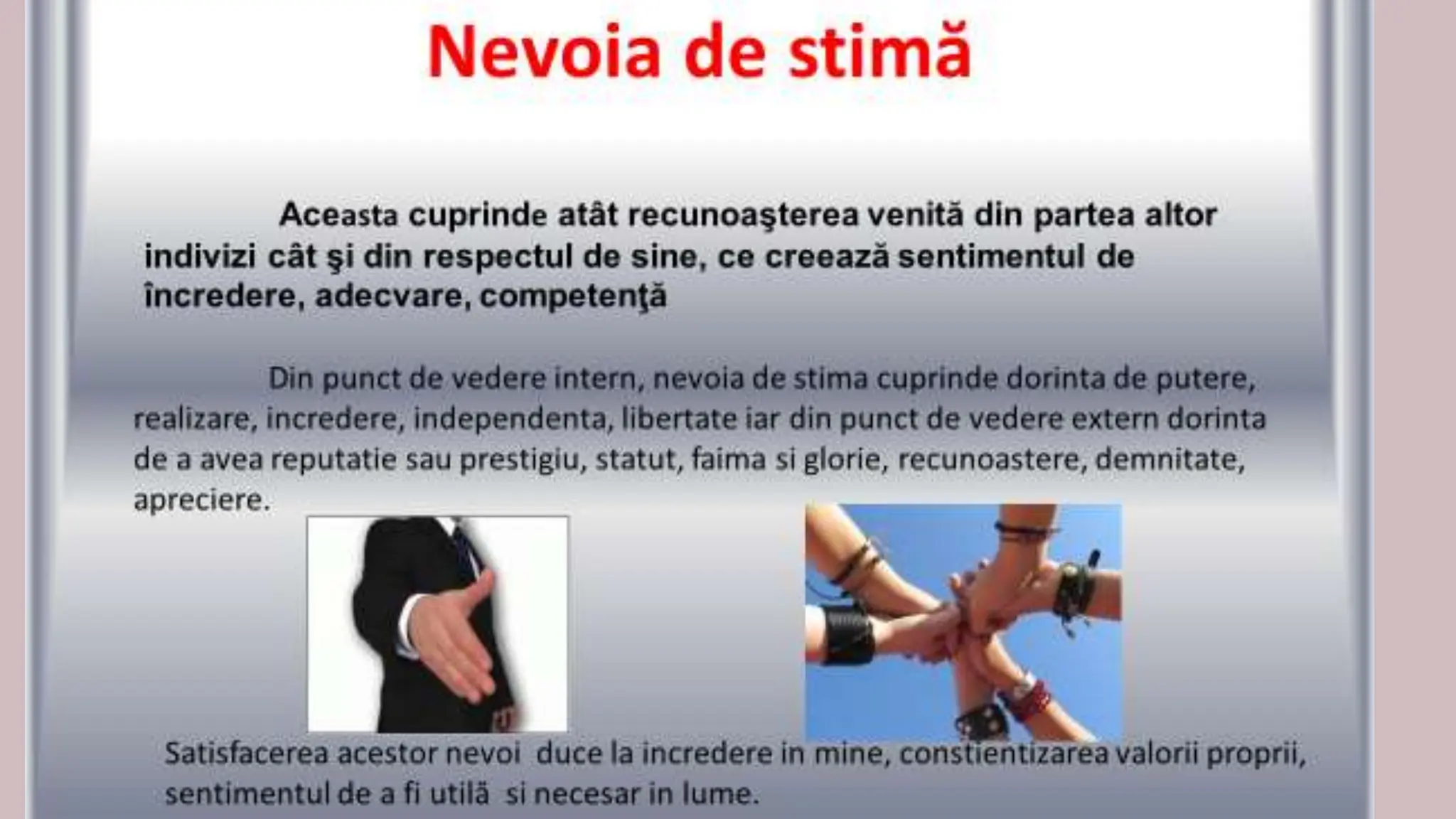 Abraham Maslow teoria ierarhizării nevoilor | PPTX