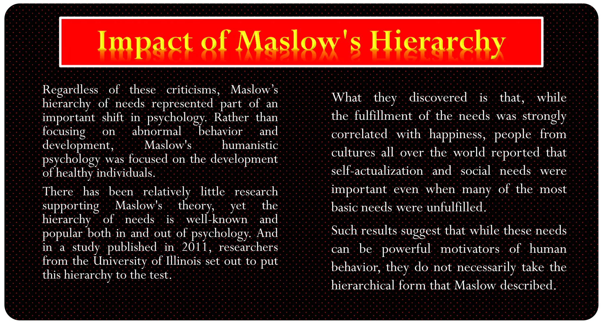 Abraham Maslow (Father of Humanistic Psychology) | PDF