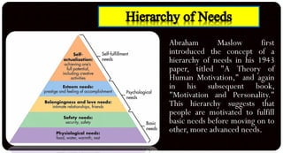 Abraham Maslow (Father of Humanistic Psychology) | PDF