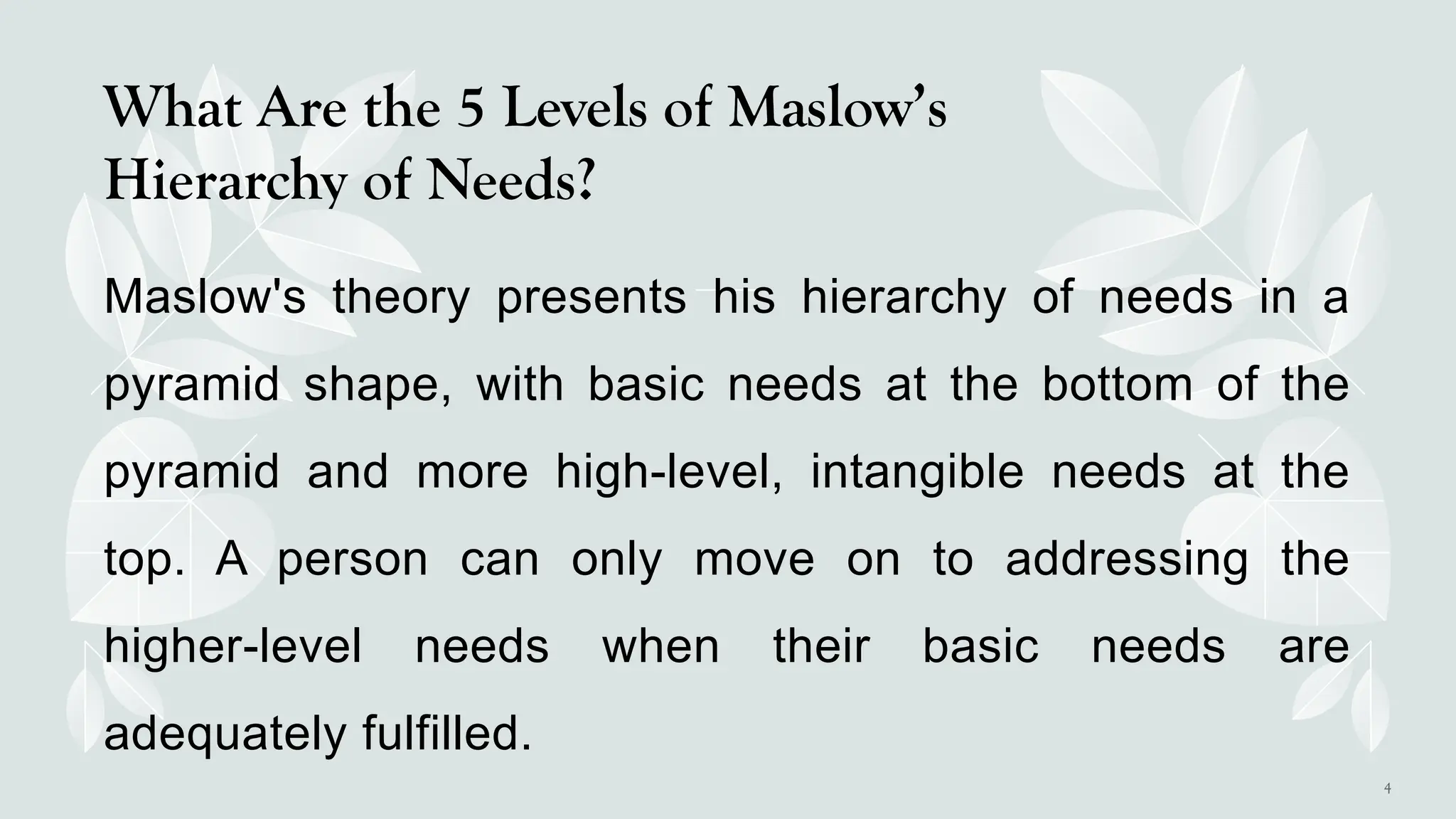 Abraham maslow's hierarchy of needs.pptx