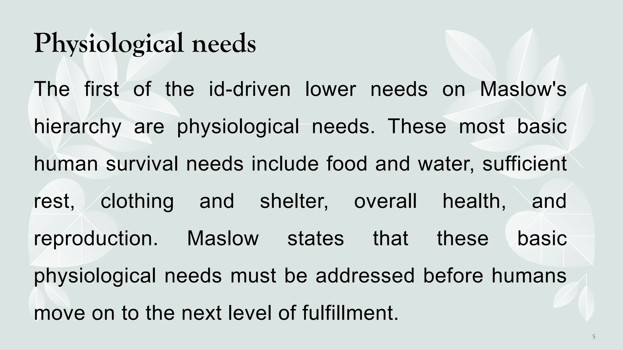 Abraham maslow's hierarchy of needs.pptx