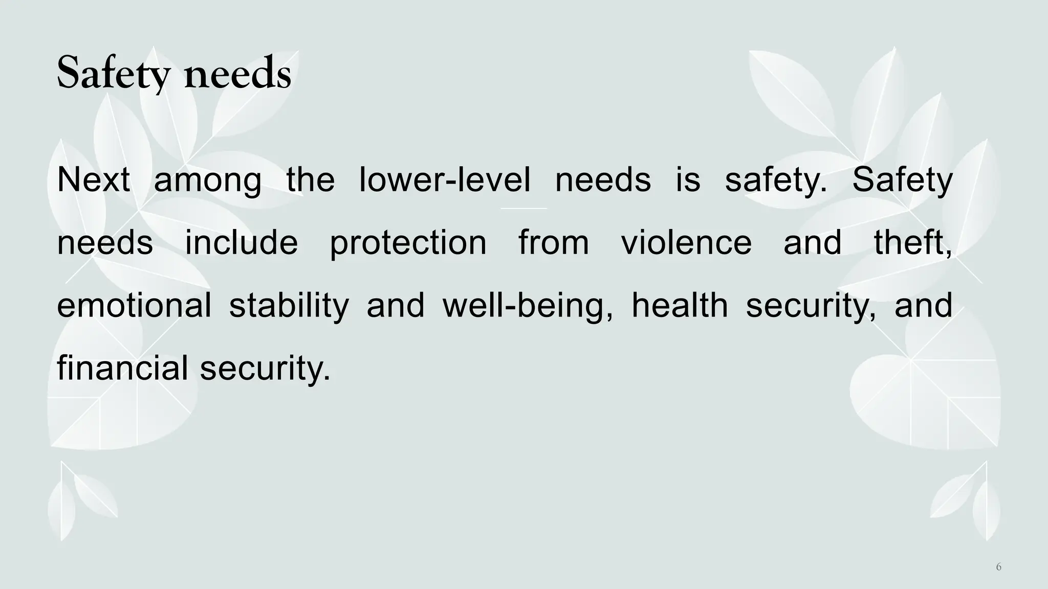 Abraham maslow's hierarchy of needs.pptx
