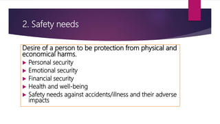 Abraham maslow needs hierarchy theory | PPTX
