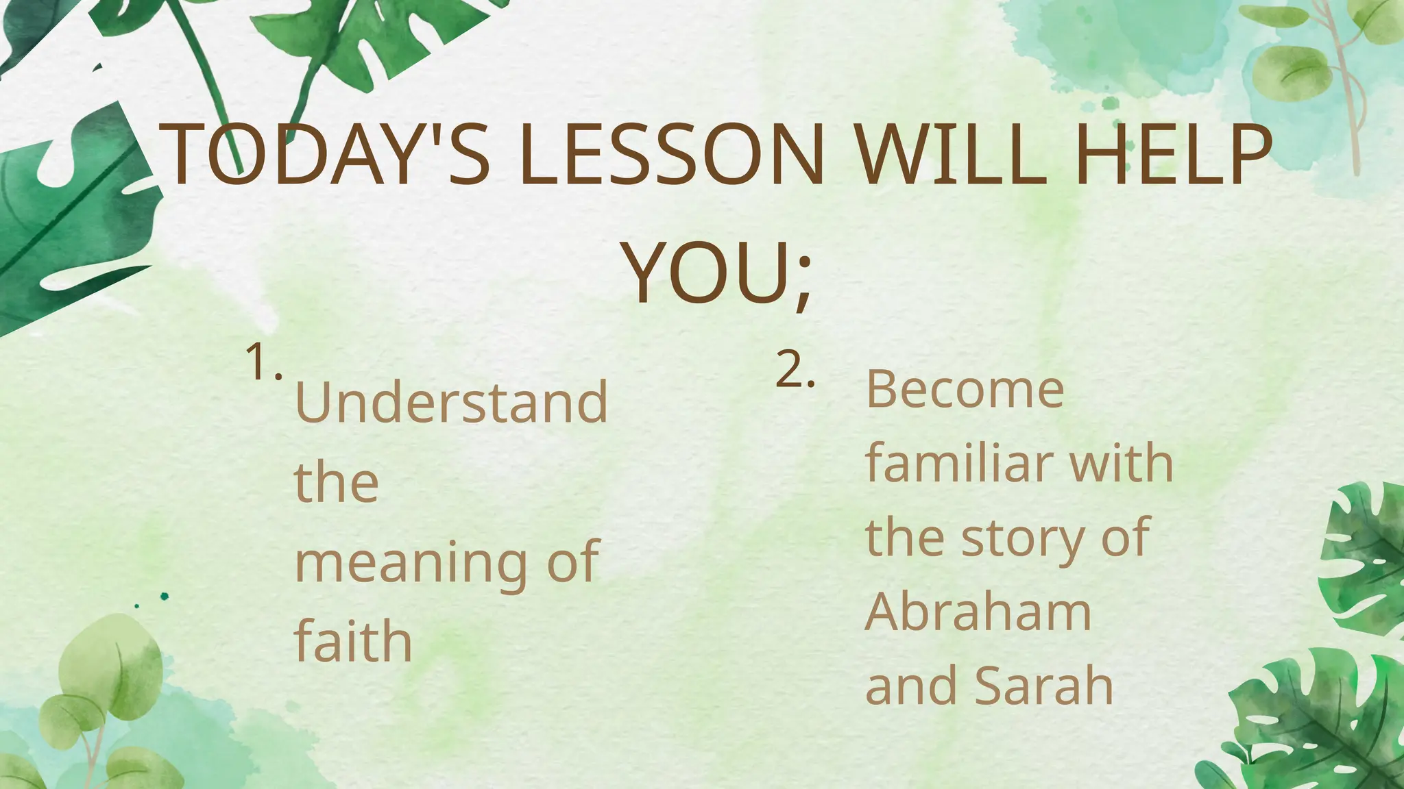 ABRAHAM OUR FATHER IN FAITH GODS PROMISE | PPTX