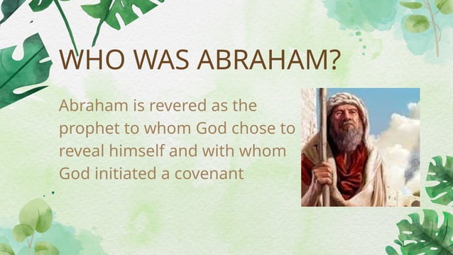 ABRAHAM OUR FATHER IN FAITH GODS PROMISE | PPT