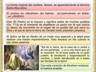 Abraham Padre en la fe - Sesión N° 3.ppt