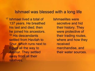 Abraham’s Many Sons Genesis 25 | PPTX