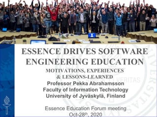 Essence Drives Software Engineering Education | PPT