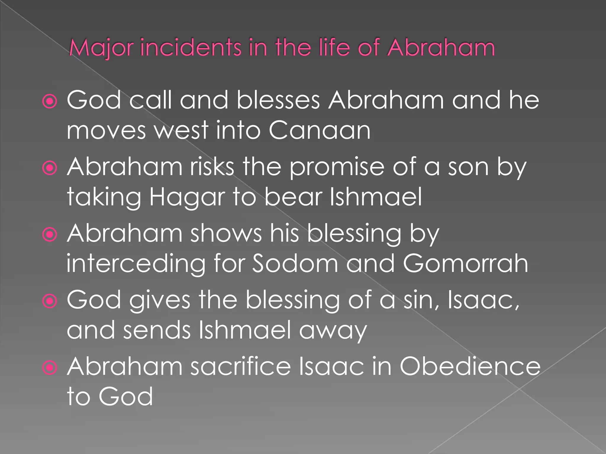 Abraham the great nation | PPT | Free Download