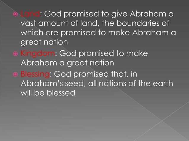 Abraham the great nation | PPT | Free Download