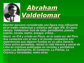 Abraham Valdelomar Original[1] | PPT