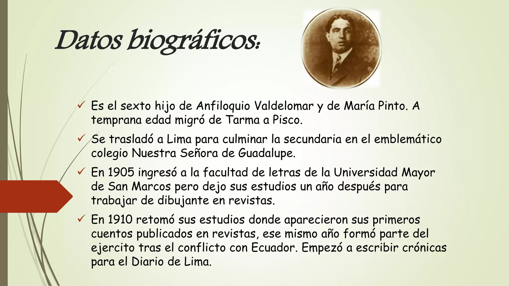Abraham Valdelomar | PPTX