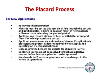The Liquor License Application Process | PPTX | Alcoholic Beverages | Food & Drink